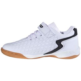 Lotto M&auml;dchen Hallenschuh, Gr. 32, wei&szlig;, Synthetik, Schuhe, Indoor Sportschuhe