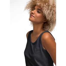 Maier Sports Damen Funktionsshirt "Petra", schwarz, Gr. 50, 100% Polyester, Shirts, Damen Top, leichtes &auml;rmelloses Shirt, Rundhals, Regular Fit