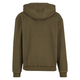 Urban Classics Herren Sweatjacke "Urban Classics Vintage Heavy Zip Hoodie"warmkhaki, Gr. M, unifarben, 70% Baumwolle, 30% Polyester, Sweatjacken
