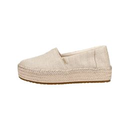 Toms Shoes TOMS Damen Espadrille "TOMS Halbschuhe Textil", Gr. 40, beige, Textil, Schuhe