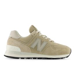 New Balance Damen Sneaker "574", Gr. 41beige, Leder, Synthetik, Textil, Schuhe, f&uuml;r Erwachsene entwickelt, mit Gummilaufsohle