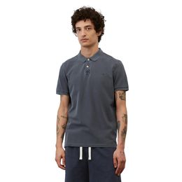 Marc O'Polo MARC O'POLO Herren Poloshirt, blau, Gr. L, Piqu&eacute;, Obermaterial: 100% Baumwolle, Shirts, mit dezenter Logostickerei