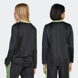 M&auml;dchen Langarmshirt "KIDS LONGSLEEVE", gr&uuml;n, Gr. 176, adidas originals, Obermaterial: 100% Polyester, Shirts, sportlicher Stil, Langarm, f&uuml;r Kinder,