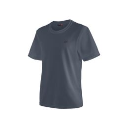 Maier Sports Herren T-Shirt "Walter", grau, Gr. S, 100% Polyester, Shirts, Herren Kurzarmshirt, leichtes Sommer Funktionsshirt, Rundhals, Reg Fit