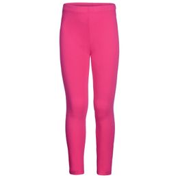 happy girls M&auml;dchen Leggings, pink, Gr. 92, unifarben, Strick, Obermaterial: 60% Polyester, 35% Baumwolle, 5% Elasthan, Hosen, w&auml;rmend und elastisch