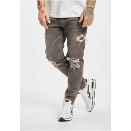 2Y Premium Herren Bequeme Jeans "2Y Premium 2Y Premium Frank Slim Fit Jeans", grau, Gr. 30, unifarben, 97% Baumwolle, 3% Elasthan, Jeans