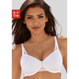 Lascana Damen Minimizer-BH, Gr. 70, wei&szlig;, Microtouch, Obermaterial: 87% Polyamid, 13% Elasthan, BHs, mit Spacer-Schalen und B&uuml;gel &ndash; auch ideal f&uuml;r