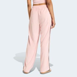 Damen Sporthose "TERRY TOWEL FIREBIRD TRACKSUIT BOTTOMS"sandy pink, normal, gr., Gr. L, adidas originals, Obermaterial: 75% Baumwolle, 25% Polyester,