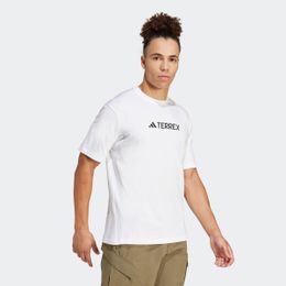 adidas terrex Herren Funktionsshirt "TX LOGO TEE", wei&szlig;, Gr. XL, Obermaterial: 100% Baumwolle, Shirts