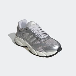 Damen Sneaker "CRAZYCHAOS 2000", adidas Sportswear, Gr. 40grau one, silber metallic, sanftes wei&szlig;, Synthetik, Textil, Schuhe, inspiriert vom Design