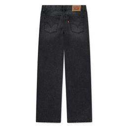 LEVI'S KIDS M&auml;dchen 5-Pocket-Jeans "LVG WIDE LEG JEANS", schwarz, Gr. 8, Denim/Jeans, Obermaterial: 69% Baumwolle, 30% Polyester, 1% Elasthan, Jeans,