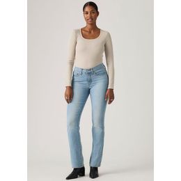 Levi's LEVI'S Damen Bootcut-Jeans "315 Shaping Boot"up and away, Gr. 31, Denim/Jeans, Obermaterial: 80% Baumwolle, 19% Polyester, 1% Elasthan, Jeans
