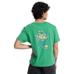 Quiksilver Damen T-Shirt "Standard", gr&uuml;n, Gr. L, Obermaterial: 100% Baumwolle., Shirts