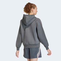 Damen Kapuzensweatshirt "W STADIUM HD", grau, Gr. S, adidas Sportswear, Obermaterial: 75% Baumwolle, 25% Polyester, Sweatshirts