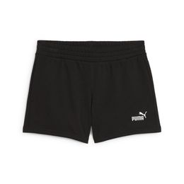 Puma Damen Sporthose "ESS Small No. 1 Logo 4'' Shorts Damen", schwarz, Gr. XL, unifarben, Obermaterial: 32% Polyester, 68% Baumwolle; Tasche &ndash; Oben:
