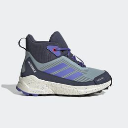 adidas terrex Kinder Wanderschuh "TRAILMAKER 2 MID RAIN.RDY", Gr. 39, blau, Synthetik, Textil, Schuhe, f&uuml;r Kinder & Jugendliche