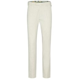 MEYER Herren Chinos "Roma 1-3020"beige, Gr. 25, unifarben, 53% Leinen, 45% Baumwolle, 2% Elasthan, Hosen, mit buntgewebtem Innenfutter