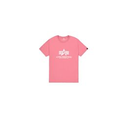 Herren T-Shirt "Basic T-Shirt BL", rot, Gr. L, Alpha Industries, Obermaterial: 100% Baumwolle, Shirts