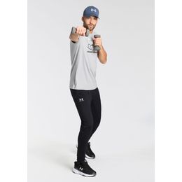 Under Armour Herren T-Shirt "UA GL FOUNDATION UPDATE SS", grau, Gr. XXL, unifarben, Single Jersey, Obermaterial: 60% Baumwolle, 40% Polyester,