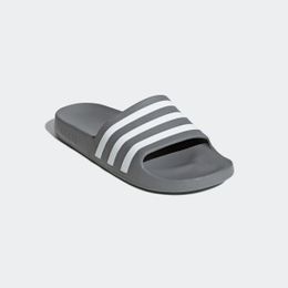 Damen Badesandale "AQUA ADILETTE", adidas Sportswear, Gr. 40,5, grau, Synthetik, Schuhe