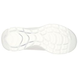 Skechers Damen Sneaker "FLEX APPEAL 4.0 BRILLINAT VIEW", Gr. 41, wei&szlig;, Synthetik, Textil, Schuhe, Freizeitschuh, Halbschuh, Schn&uuml;rschuh mit Air