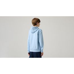 LEVI'S KIDS Jungen Kapuzensweatshirt "LVB BATWING PULLOVER HOODIE", blau, Gr. 14, Sweatware, Obermaterial: 60% Baumwolle, 40% Polyester, Sweatshirts,