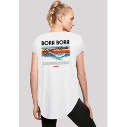 F4NT4STIC Damen T-Shirt "Bora Bora Leewards Island", wei&szlig;, Gr. S, Obermaterial: 100% Baumwolle, Shirts, Print