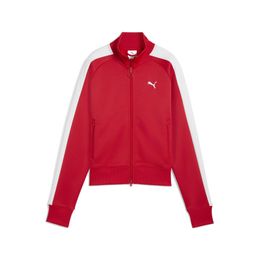 Trainingsjacke Puma "T7 ALWAYS ON Kurze Trainingsjacke Damen", Damen, Gr. M, for all time rot, Obermaterial: 67% Polyester, 33% Baumwolle. Taschenfutter: 100% Baumwolle. Rippe: 93% Polyester, 7% Elasthan, Jacken Trainingsjacke