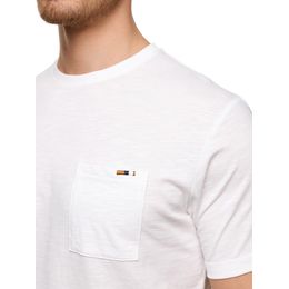 INDICODE Herren Rundhalsshirt "INAndorra", wei&szlig;, Gr. XL, unifarben, Single Jersey, Obermaterial: 100% Baumwolle, Shirts, Baumwolle, regular fit