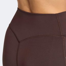 Damen Trainingstights "OPTIME WORKOUT FULL LENGTH LEGGINGS", braun, Gr. M, adidas Performance, Obermaterial: 73% Polyester, 27% Elasthan, Hosen