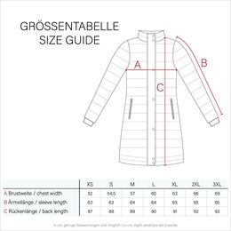 Marikoo Damen Winterjacke "Karumikoo XVI", blau, Gr. L, Obermaterial: 100% Polyester. Futter: 100% Polyester. Wattierung: 100% Polyester.