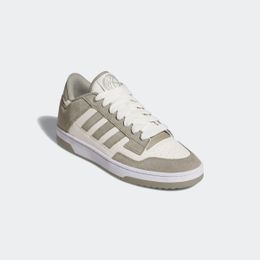 Damen Sneaker "RAPID COURT LOW", adidas Sportswear, Gr. 41, wei&szlig;, Leder, Synthetik, Schuhe