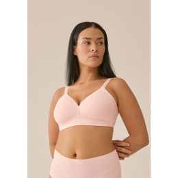 Naturana Damen Soft-BH "Smoothing", Gr. 90, rosa, Microtouch, Obermaterial: 75% Polyamid, 25% Elasthan. Cups: 100% Polyester. Futter R&uuml;ckenteil: 84%
