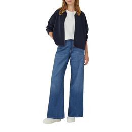 s.Oliver Damen Schlagjeans "SURI", blau, Gr. 36, Denim/Jeans, Obermaterial: 76% Baumwolle, 23% Polyester, 1% Elasthan, Jeans, mit Stretch-Anteil
