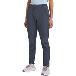 Jack Wolfskin Damen Softshellhose "GEIGELSTEIN SLIM PANTS W", grau, Gr. 38, Obermaterial: 91% Polyester, 9% sonstige Fasern, Hosen