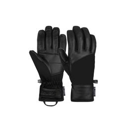 Reusch Damen Skihandschuhe "Beatrix R-TEX XT", schwarz, Gr. 6, mehrfarbig, 69% Polyester, 18% Ziegenleder, 11% Polyamid, 2% Elasthan, Handschuhe, mit