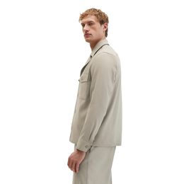 Marc O'Polo MARC O'POLO Herren Kurzjacke "aus weichem Funktionsleinen", beige, Gr. S, unifarben, Obermaterial: 48% Leinen, 26% Polyester, 24% Viskose, 2%