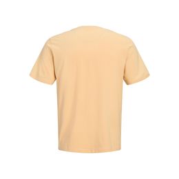 Jack & Jones JACK & JONES Herren T-Shirt "JPRBLUCALVIN SS TEE FST", beige, Gr. M, bedruckt, Jersey, Obermaterial: 100% Baumwolle, Shirts