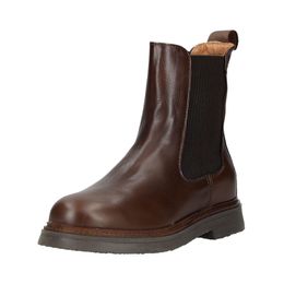 Pavement Damen Stiefelette "Pavement Stiefelette Leder/Textil", Gr. 38braun, Leder, Textil, Schuhe