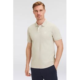 BOSS Orange Herren Poloshirt "Passenger Regular Fit", beige, Gr. M, unifarben, Jersey, Obermaterial: 95% Baumwolle, 5% Elasthan, Shirts, Classic