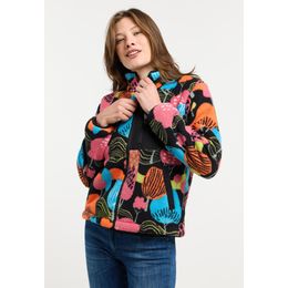 Ragwear Damen Fleecejacke "ALARIS", bunt, Gr. M, bedruckt, Fleece, Obermaterial: 100% Polyester, Jacken