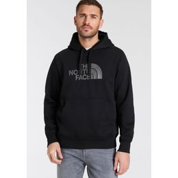 The North Face Herren Kapuzensweatshirt "M DREW PEAK REGULAR HOODIE", schwarz, Gr. S, bestickt, unifarben, Sweatware, Obermaterial: 80% Baumwolle,