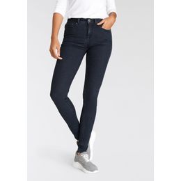 Arizona Damen Skinny-fit-Jeans "Ultra Soft", blau, Basic, Gr. 38, Denim/Jeans, Obermaterial: 61% Baumwolle, 25% Polyester, 11% Viskose, 3% Elasthan,