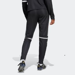Damen Trainingshose "SQUADRA 25", schwarz-wei&szlig;, Gr. XL, adidas Performance, Obermaterial: 100% Polyester, Hosen