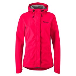 Gonso Damen Fahrradjacke "Sura Light", pink, Gr. 38, 100% Polyester, Jacken, Damen Regenjacke wind- und wasserdicht, Radjacke mit Kapuze