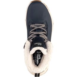 Jack Wolfskin Damen Outdoorwinterstiefel "EVERQUEST TEXAPORE MID W", Gr. 38, blau, Leder, Textil, Schuhe, Winterboots, Snowboots, Winterschuhe,