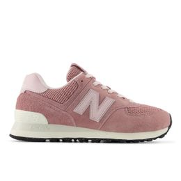 New Balance Damen Sneaker "574", Gr. 40alpha pink, Leder, Synthetik, Textil, Schuhe, f&uuml;r Erwachsene entwickelt, mit Gummilaufsohle