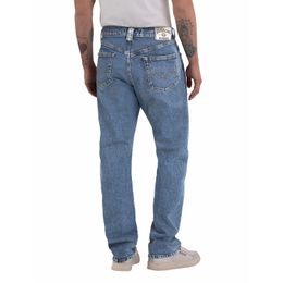 Replay Herren Straight-Jeans "M9Z1 9Zero1 90 ́s Straight Fit"medium blau 53d, Gr. 31, Denim/Jeans, Obermaterial: 99% Baumwolle, 1% Elasthan, Jeans,