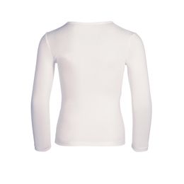 happy girls M&auml;dchen Langarmshirt, beige, Gr. 104, unifarben, Jersey, Obermaterial: 95% Baumwolle, 5% Elasthan, Shirts, in Basic-Form