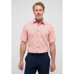 Eterna Herren Kurzarmhemd "MODERN FIT", rot, Gr. 40, 100% Baumwolle, Hemden, NON IRON (b&uuml;gelfrei)